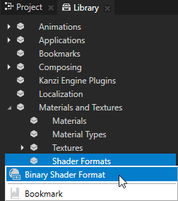 Using binary shaders