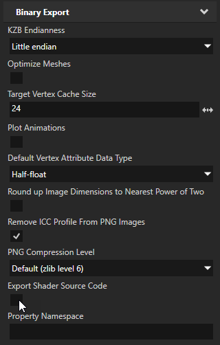 Using binary shaders - Kanzi framework 3.9.11 documentation