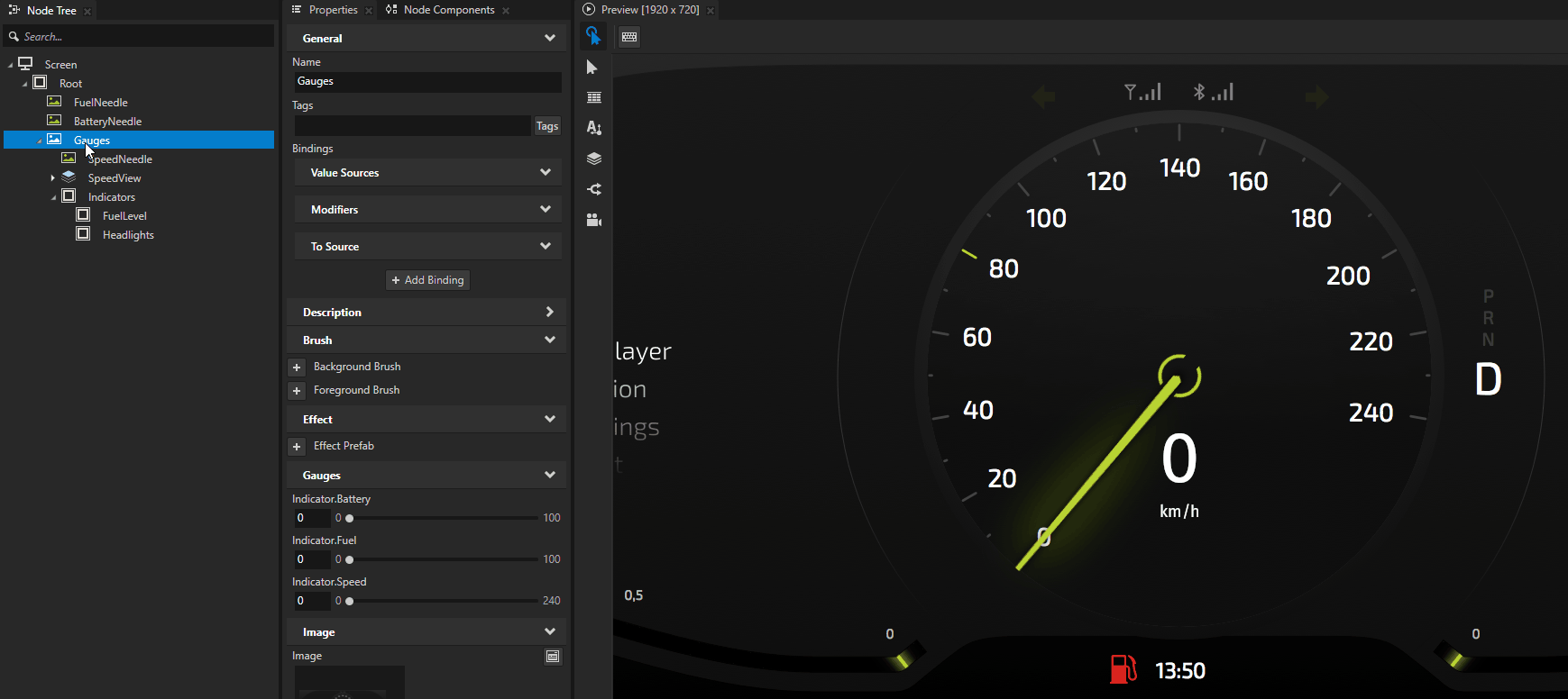 Tutorial: Create cluster indicators - Kanzi framework 3.9.11 documentation