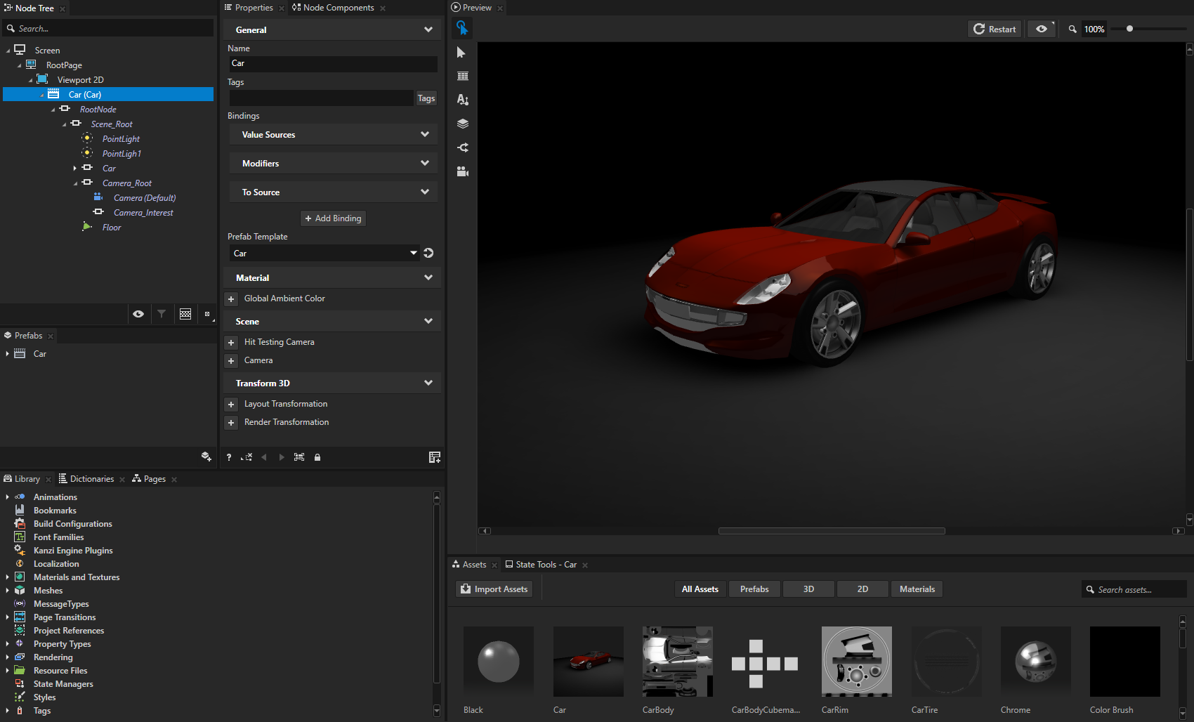 Tutorial: Rotate a 3D model - Kanzi framework 3.9.13 documentation