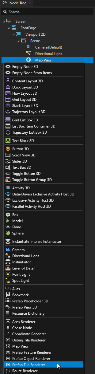 Using the Prefab Tile Renderer node - Kanzi Maps 0.5.10 documentation